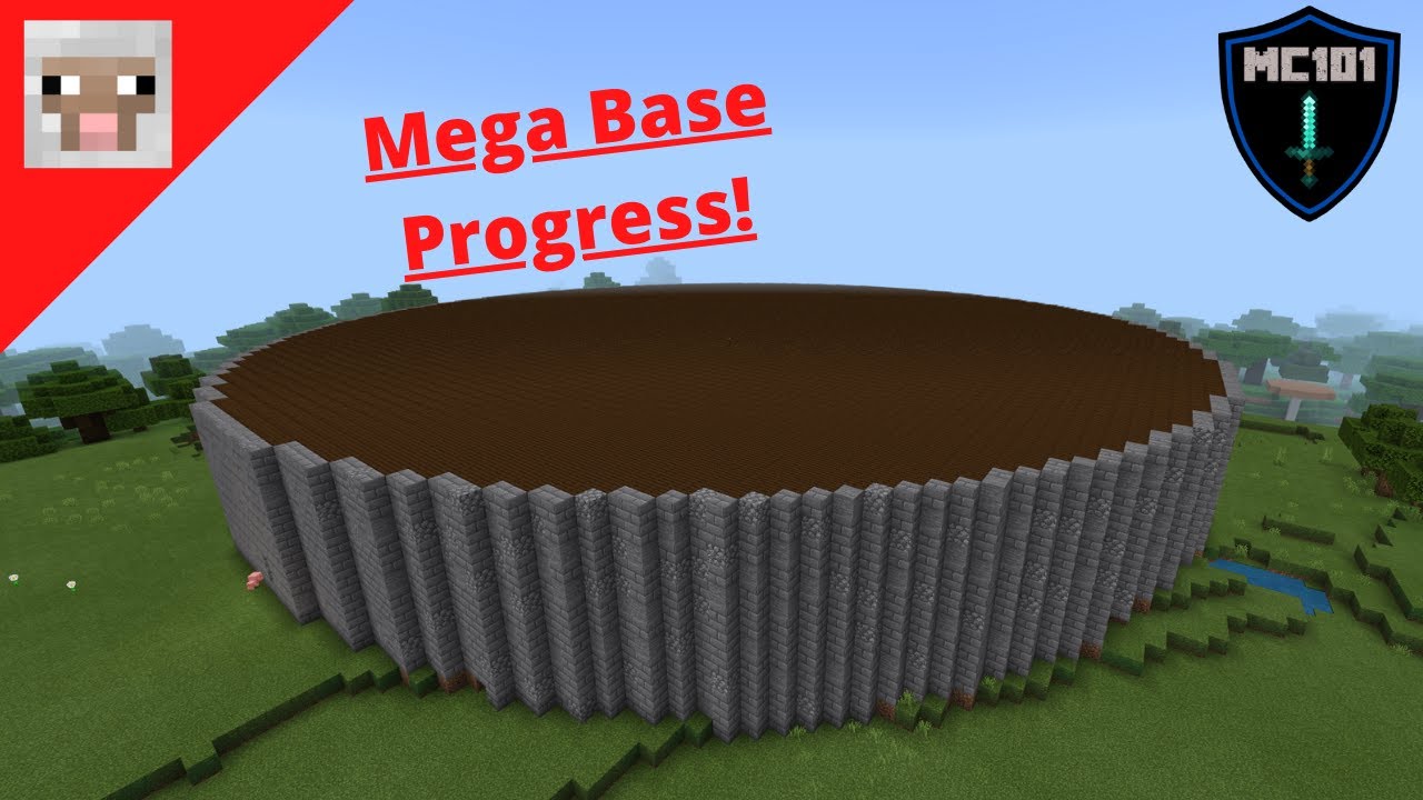 MC 101 Ep6: Beginning the Mega Base! |Minecraft Bedrock Lets Play with ...