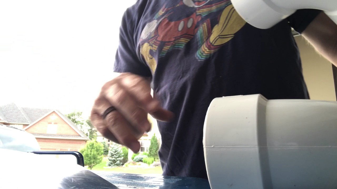 PVC support for boat cover - YouTube