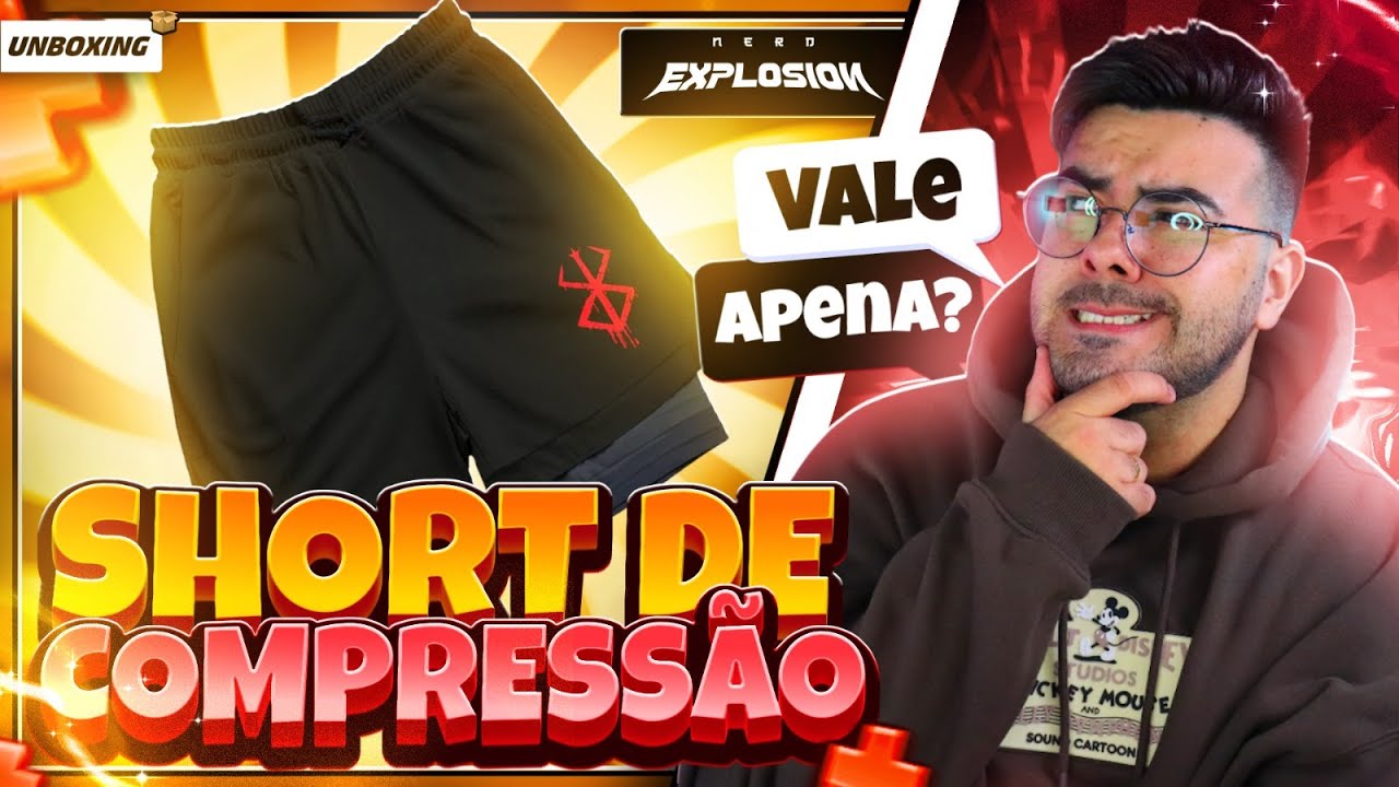 OS SHORTS DE COMPRESSÃO DA NERD EXPLOSION VALEM A PENA? | OPINIÃO ...