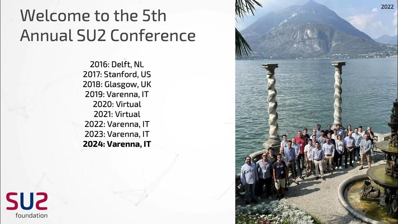 SU2 Conference 24: Welcome & SU2 Year in Review - YouTube