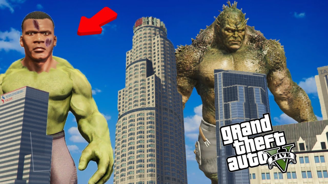 Abomination Monster VS Franklin With Hulk Power || GTA5 MODS - YouTube