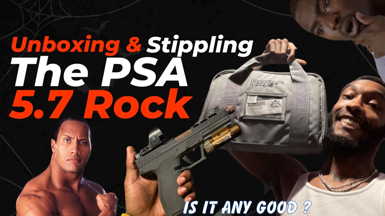 PSA 5.7 Rock Unboxing & Stippling | Is It Good ? - YouTube
