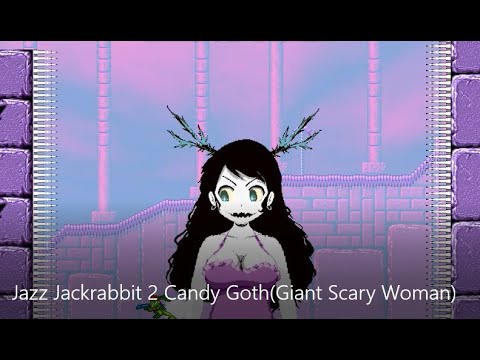Jazz Jackrabbit 2 Candy Goth(Giant Scary Woman) - YouTube
