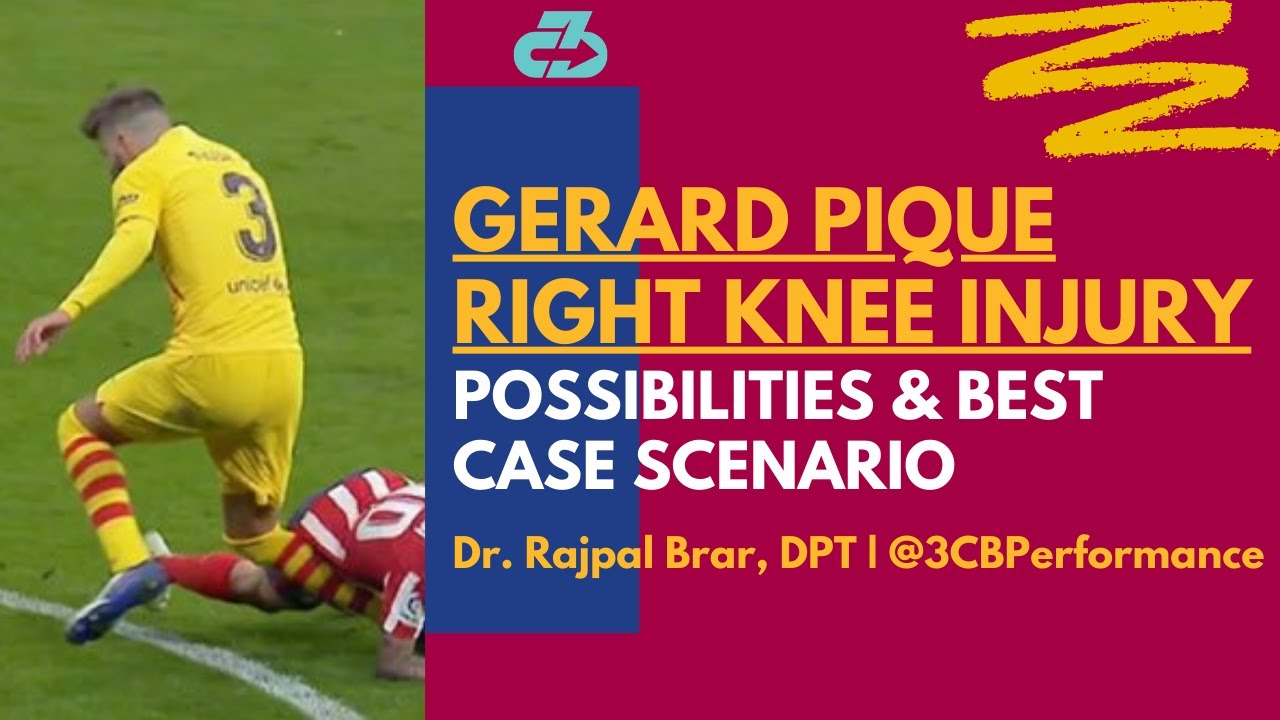 Expert explains Gerard Pique injury (knee) | Possibilities & best case ...