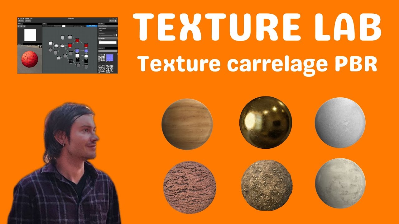 Texture Lab texture carrelage PBR - YouTube