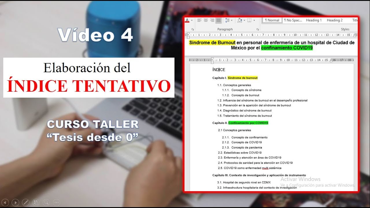 Índice tentativo de un proyecto de investigación - Fácil y Rápido ...