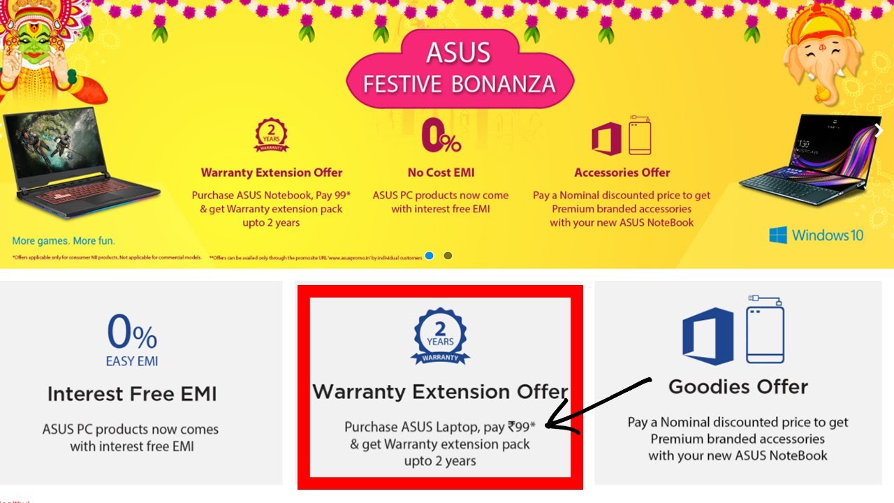 Get Asus Extended 2 years WARRANTY for just rs.99 - ASUS - YouTube