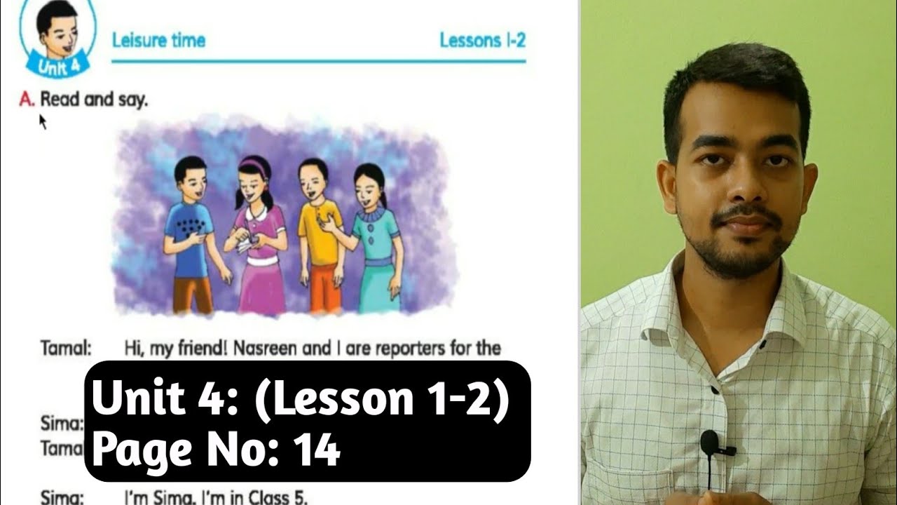Class Five English। English For Today। Class Five-Unit 4(Lesson 1,2 ...