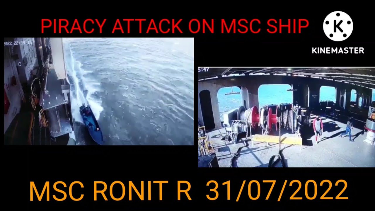 MSC ship attacked by Pirates #incident #UKMTO #IMBpiracy #merchantnavy ...