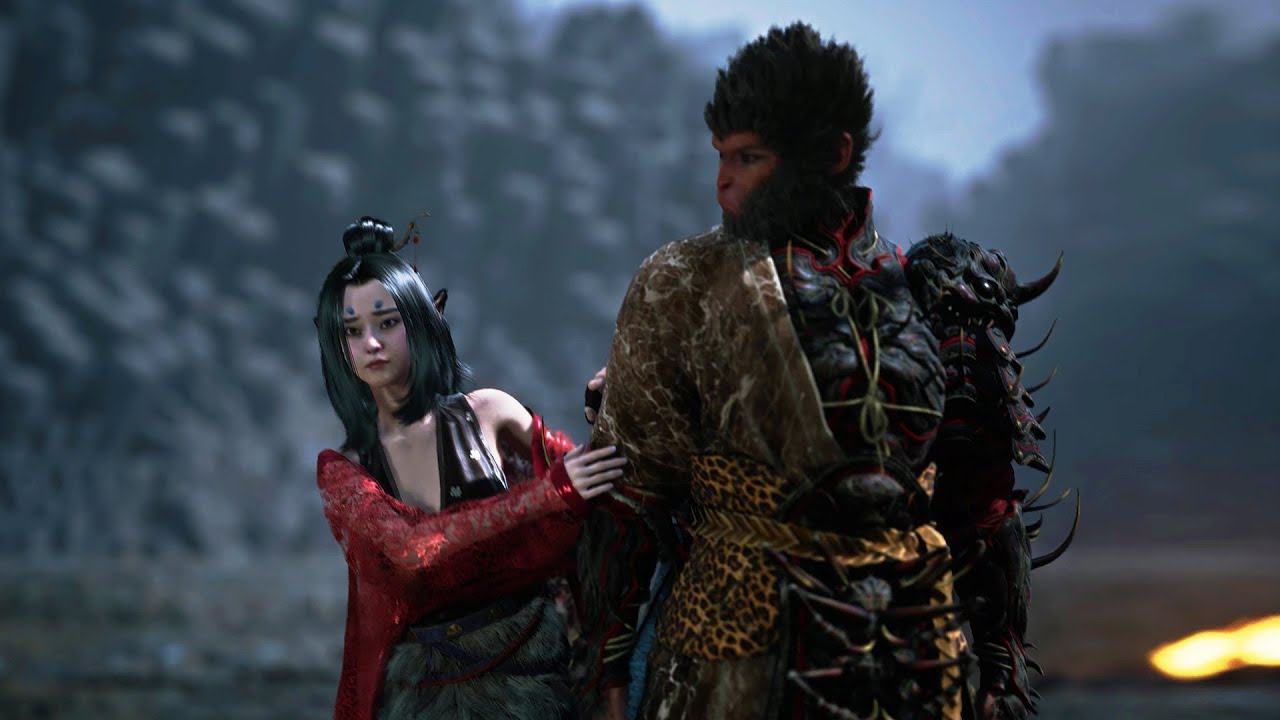 Pingping Fox Likes Wukong (Calling him Kind Monkey) - Black Myth ...