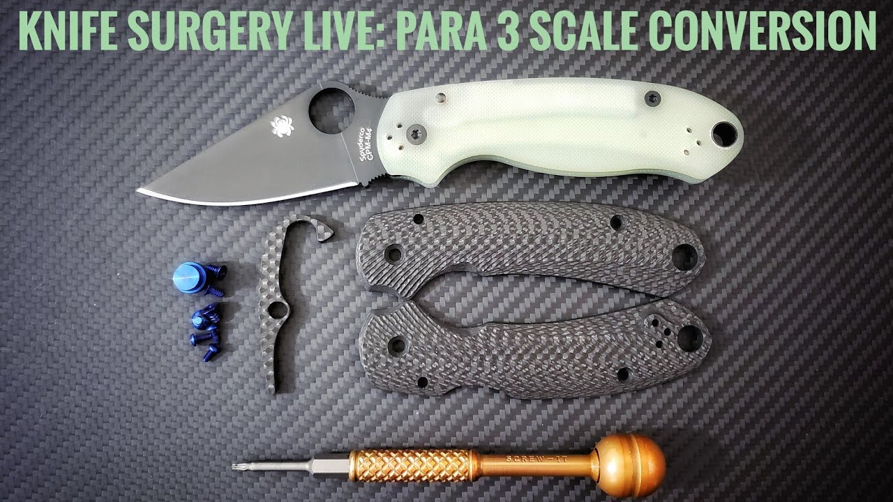 Knife Surgery Live: Para 3 Scale Transplant - YouTube