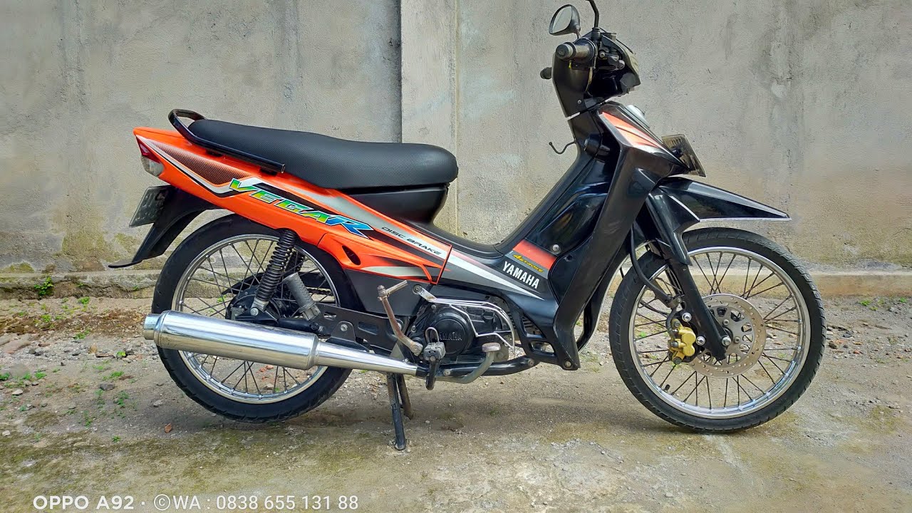 VEGA R 2004 ASLI WARNA HITAM ORANGE langka generasi pertama. DIJUAL. WA ...
