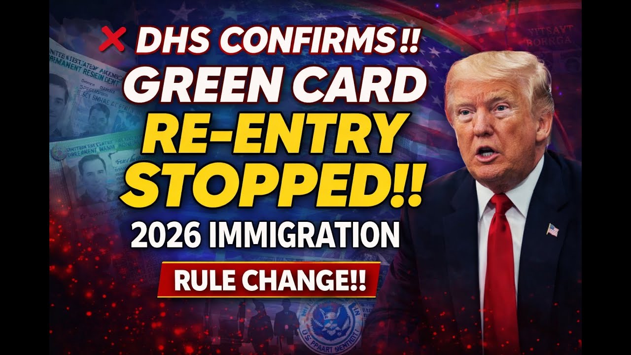 New DHS Re-Entry Rules 2026 - Green Card Holders Stopped at Border ...