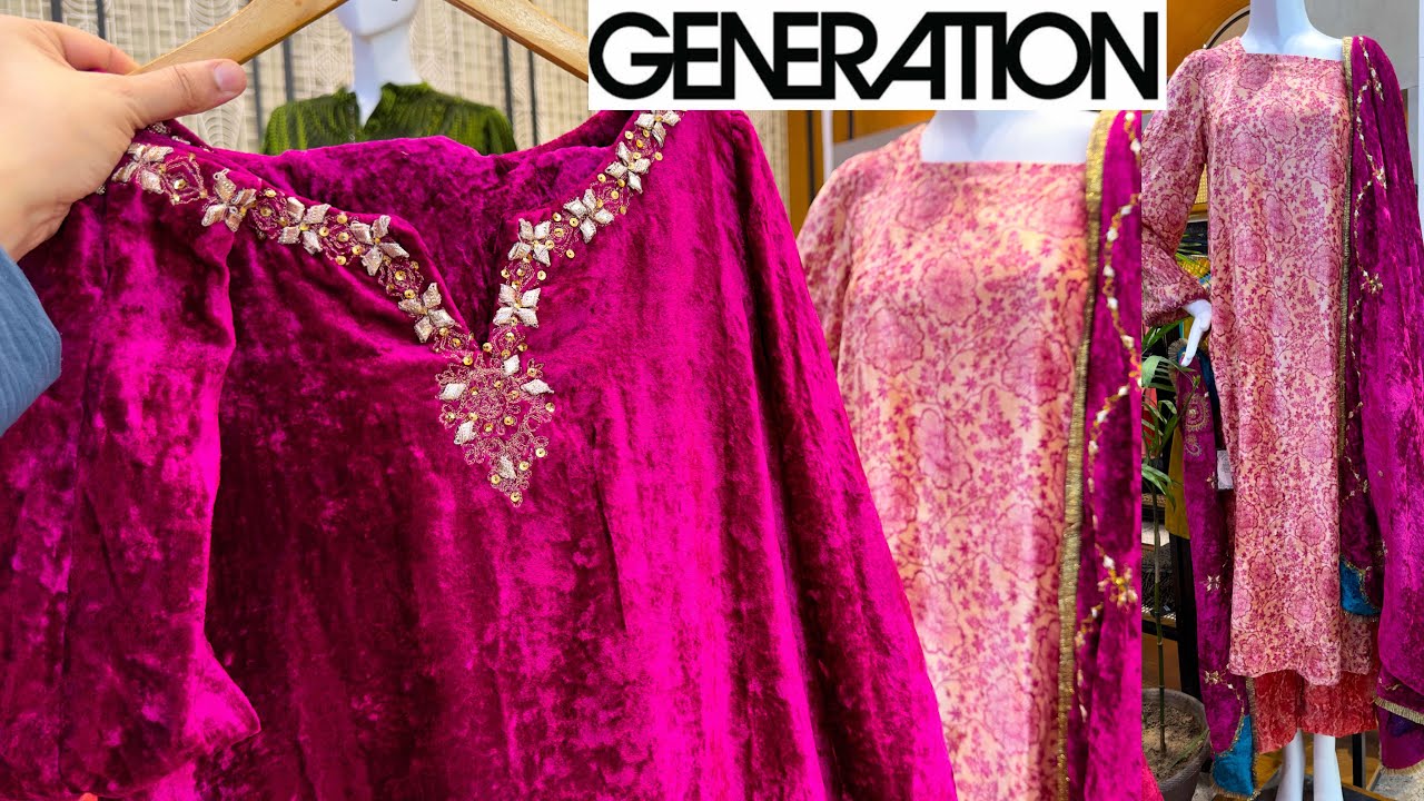 GENERATION BEAUTIFUL VELVET COLLECTION 2026 ️ Generation Velvet Shawls ...