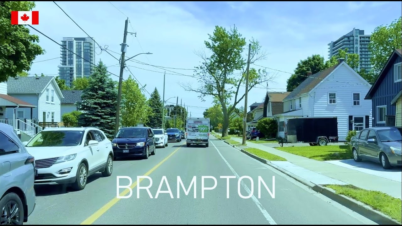 Most Dangerous Street in BRAMPTON Ontario 🇨🇦 Canada 4K drive - YouTube