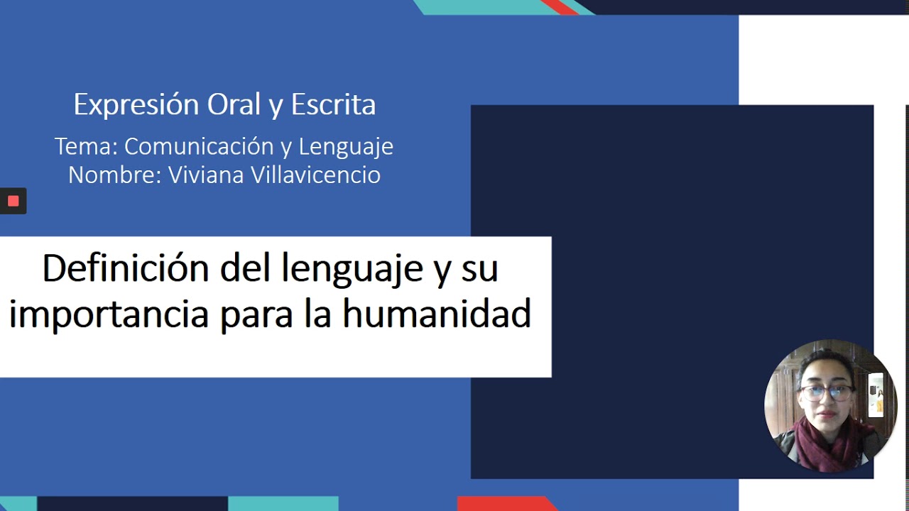 Definición del lenguaje y su importancia - YouTube