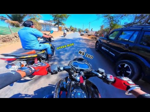 Hyper Ride With NS160 🚀 | Sab Bike Peeche Reh Gayi. - YouTube