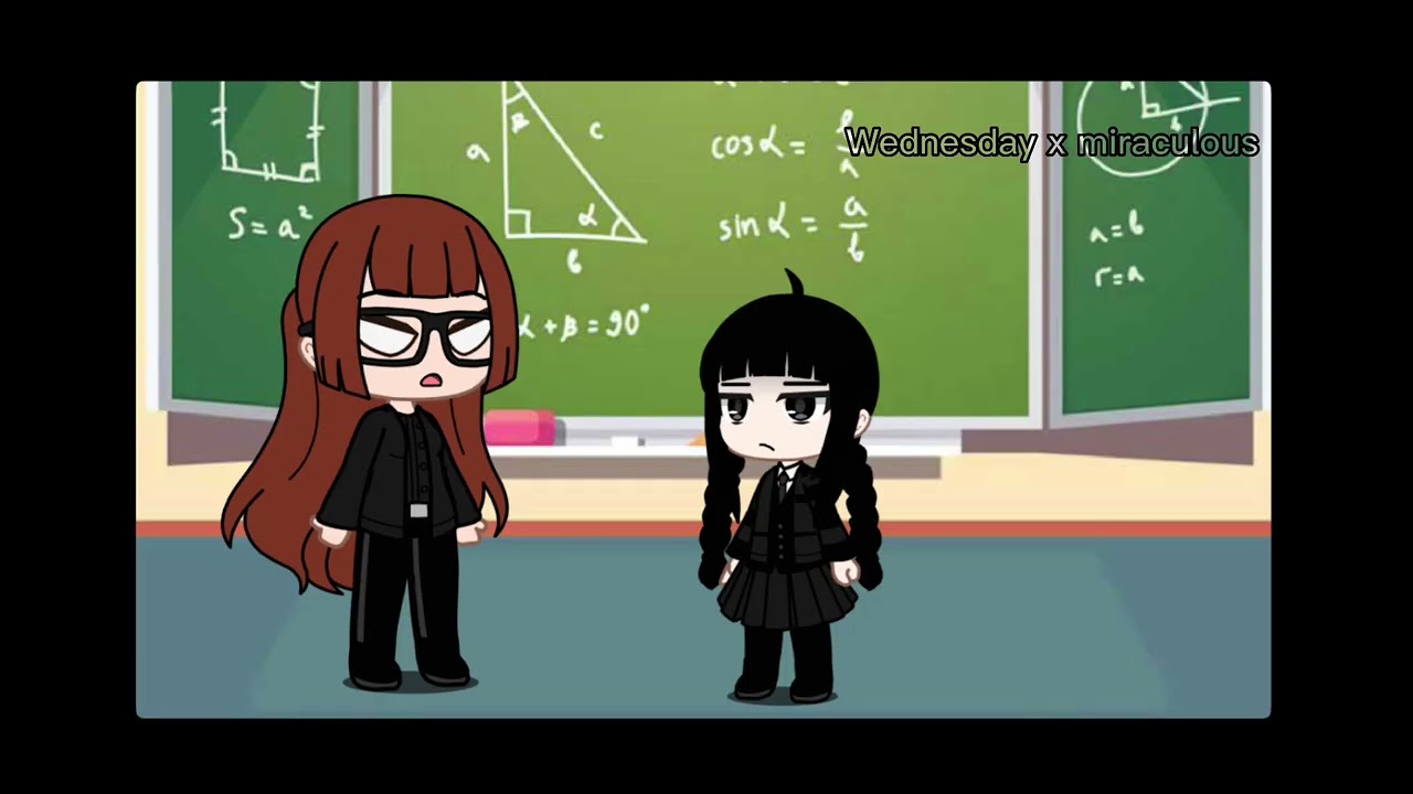 The new student at nevermore |wenclair| Gacha club - YouTube