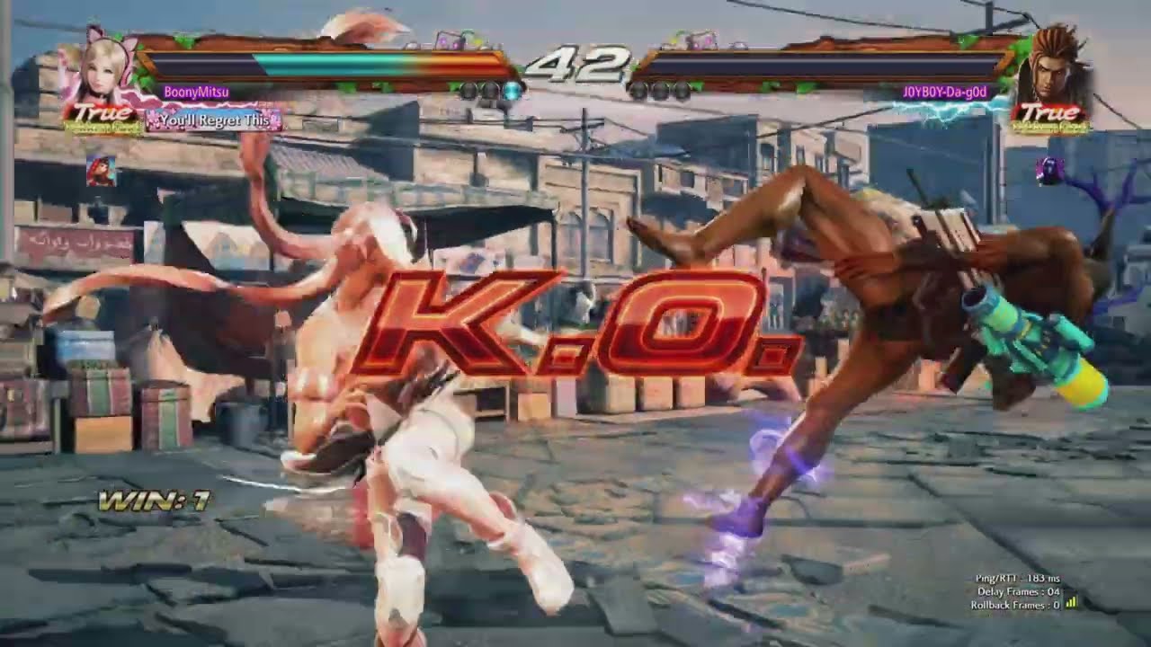 Lucky Chloe vs Eddy - Tekken 7 - YouTube