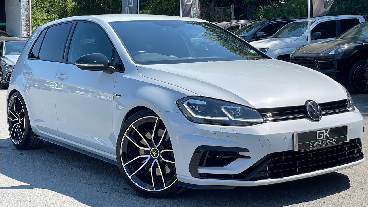 2018 VW Golf R TSI DSG - LEATHER -WHITE SILVER -KEYLESS -APPLE CARPLAY ...