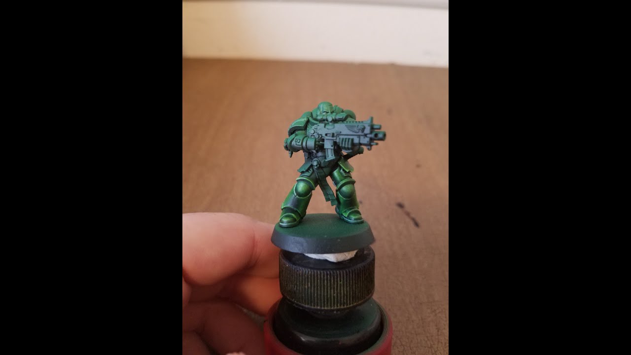 How to paint Green Non Metallic Metal - YouTube