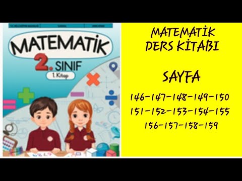2.SINIF MATEMATİK DERS KİTABI SAYFA 146-147-148-149-150-151-152-153-154-155-156-157-158-159 1.KİTAP
