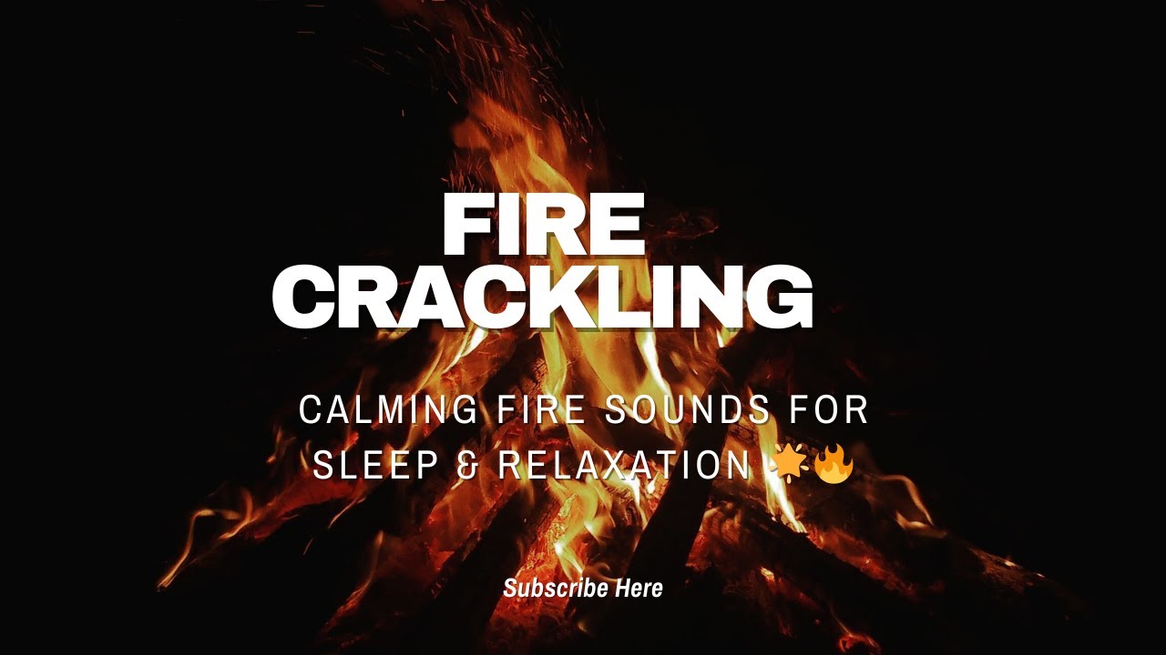 Crackling Fireplace: 8 Hours of Calming Fire Sounds and Relaxation ...