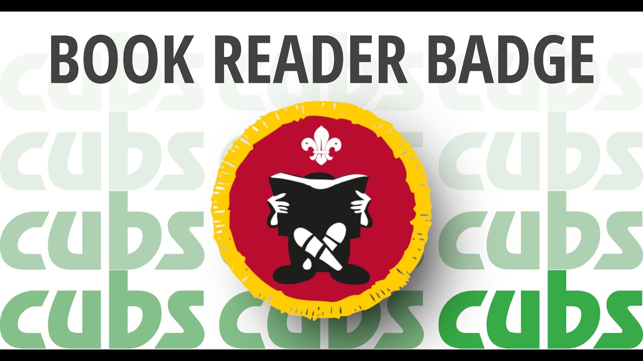 CUBS: BOOK READER BADGE - YouTube