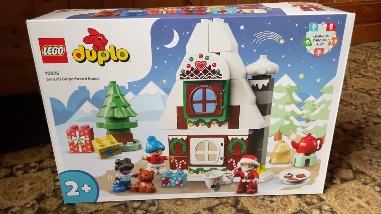 Lego Duplo Lebkuchenhaus mit Weihnachtsmann im Review (LEGO 10976 ...