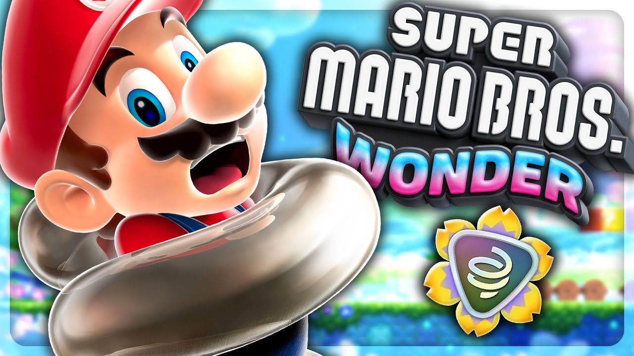 Super Mario Bros. Wonder with ONLY the Spring Feet badge 🌻 World 1 ...