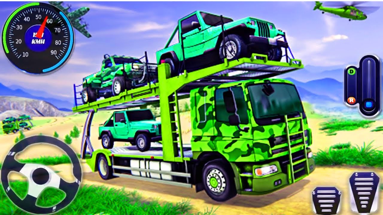 Real Army Vehicle Transport 3D|US Cargo Off-road Truck Mountain Driving ...