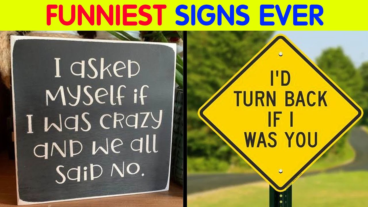The Most Hilarious Signs Ever (PART 31) - YouTube