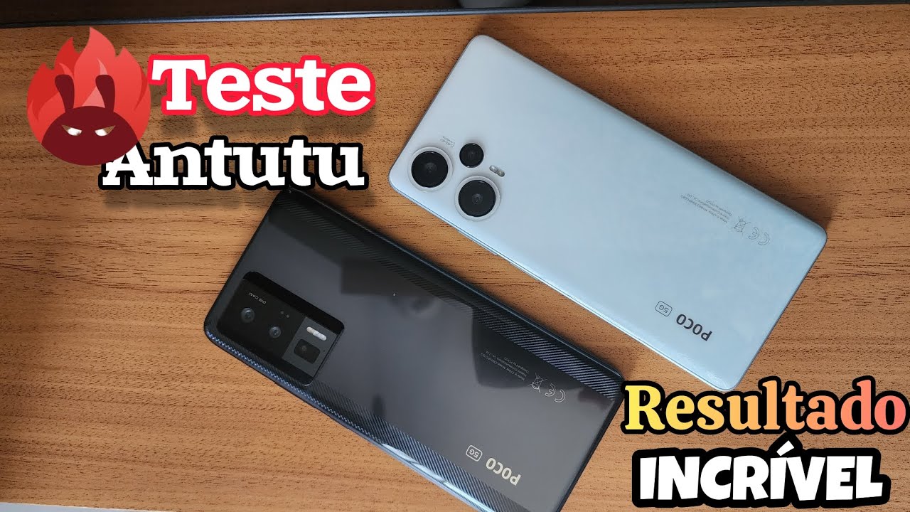 TESTE ANTUTU V10 POCO F5 PRO VS POCO F5 RESULTADO ME IMPRESSIONOU MUITO ...