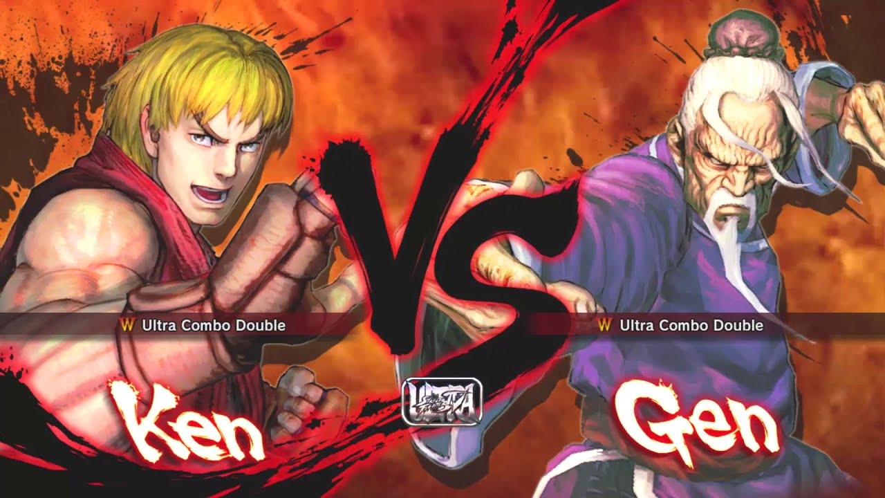 Ultra Street Fighter 4 - Ken Vs Gen [Hardest] - YouTube