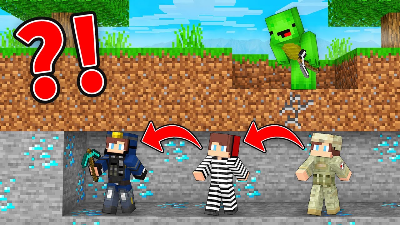 JJ Morph Speedrunner vs Mikey Hunter in Minecraft (Maizen) - YouTube