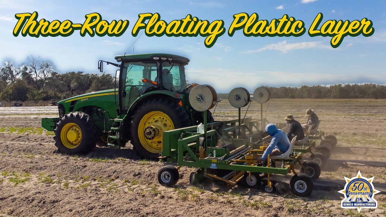 Three times the fun. Three-Row Floating Plastic Layer. - YouTube