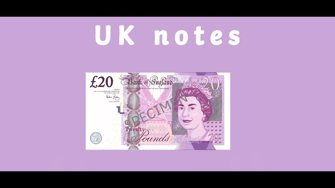 UK Notes Explained for Kids - Maths Money Learning Video - YouTube