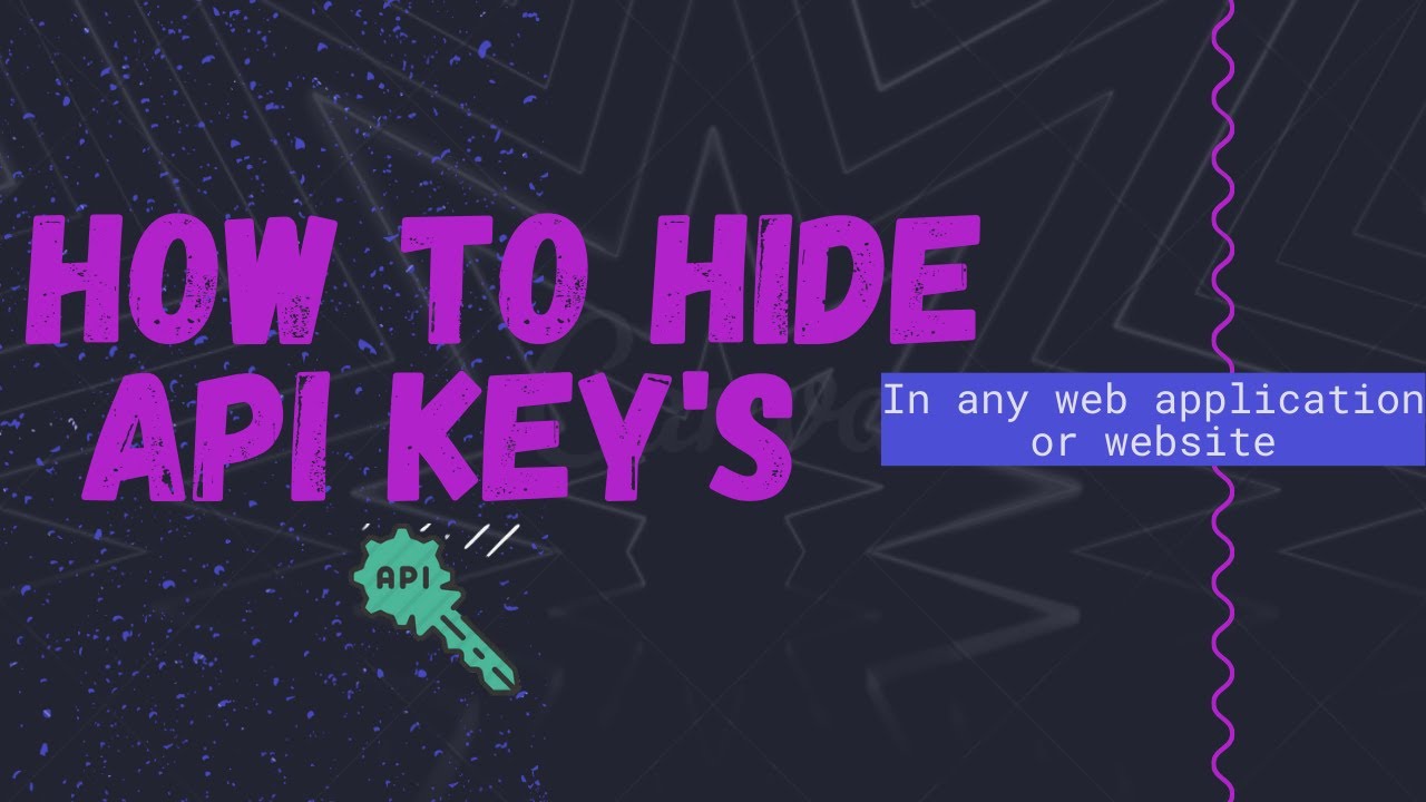 Hiding Api Keys With Environment Variable Youtube