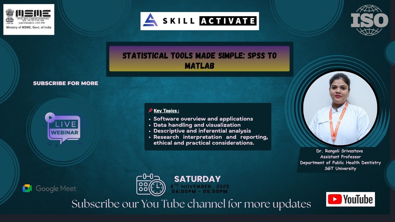 Statistical Tools Made Simple: SPSS to MATLAB - YouTube