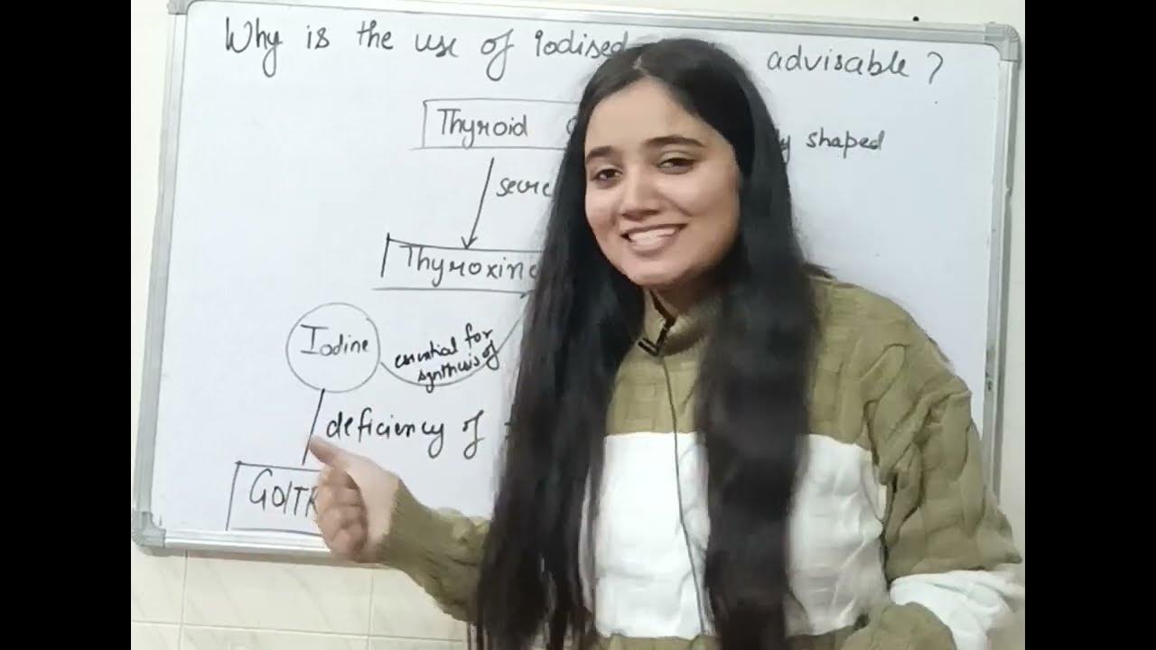 why is the use of iodised salt is advisable? control and coordination l class 10 - YouTube