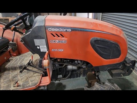 대동트랙터 CK360 유압,밋션오일 쉽게 교환하기! - YouTube