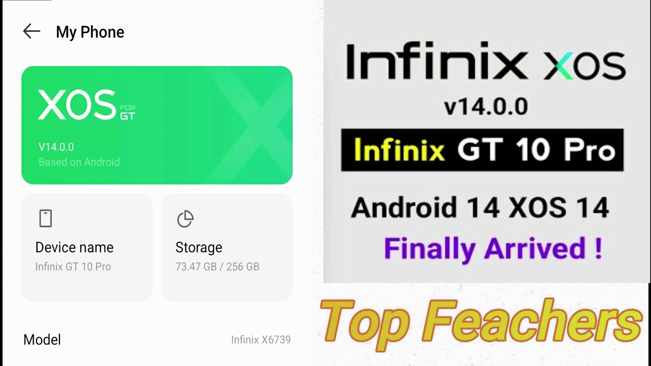 Infinix GT10 pro Xos Android 14 Top Features Details #trending #infinix ...
