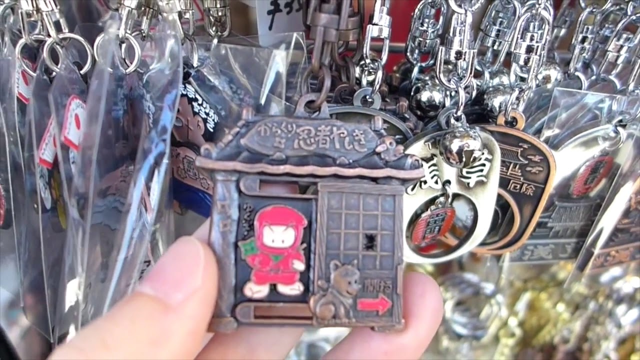 Cute Souvenir Ninja Keychain in Japan - YouTube