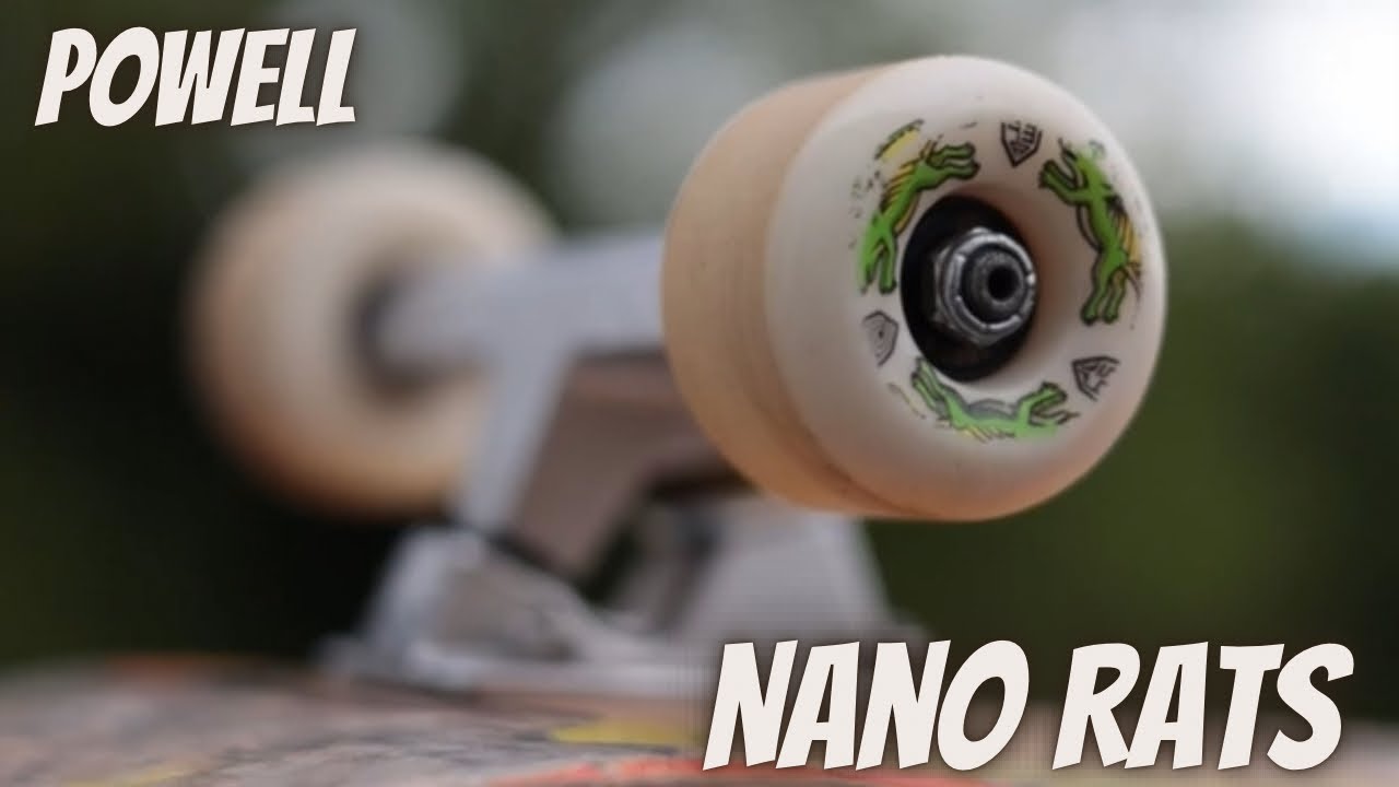 Nano Rats Powell Peralta Skate Wheels 93a 54mm Dragon Wheels - YouTube