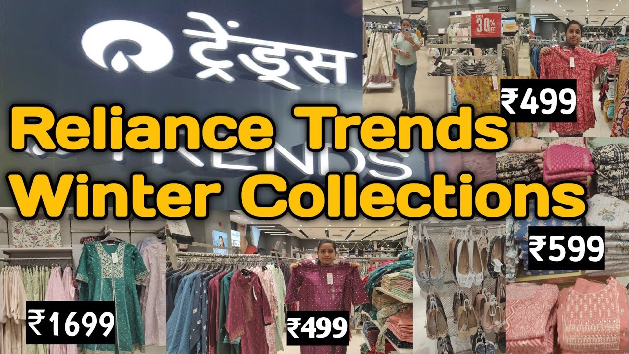 Reliance Trends Winter Collections 2025| Trends latest collection ...
