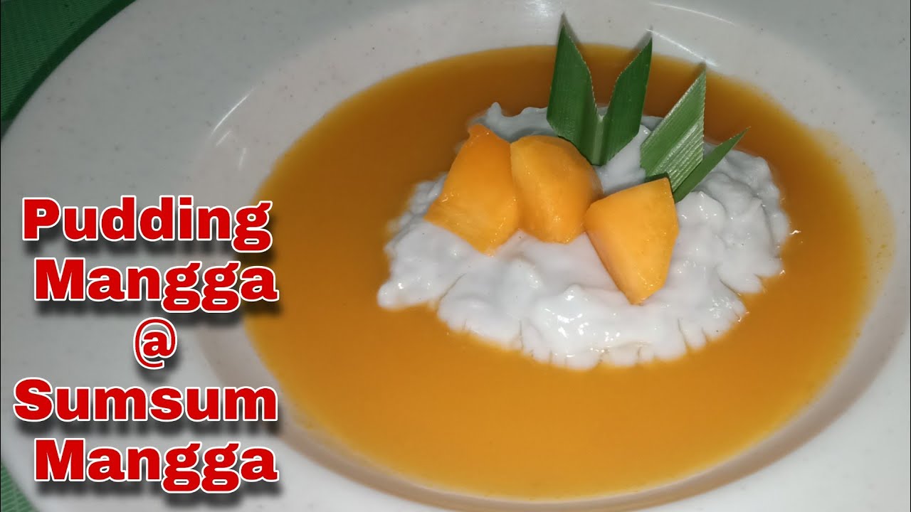 Pudding Mangga/sumsum mangga - YouTube