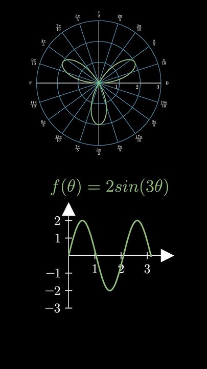 Visualizing Polar Sine Curves with Manim #mathvisualization #maths# ...