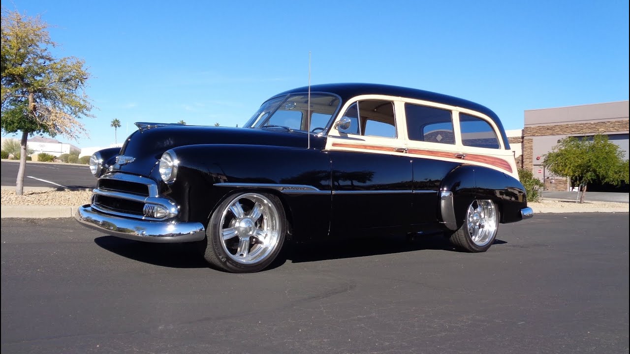 1952 Chevrolet Styleline Tin Woodie Station Wagon Restomod & Ride on My ...