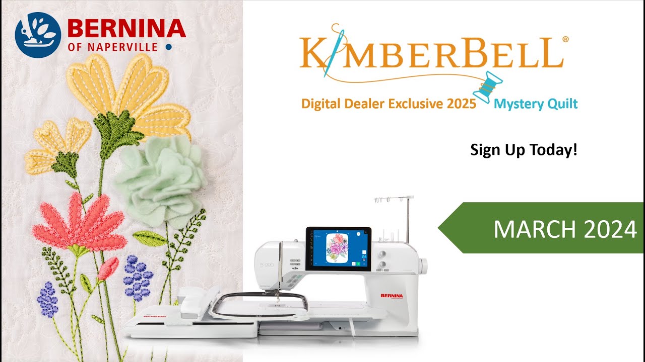 Kimberbell Mystery Quilt: March 2025 - YouTube