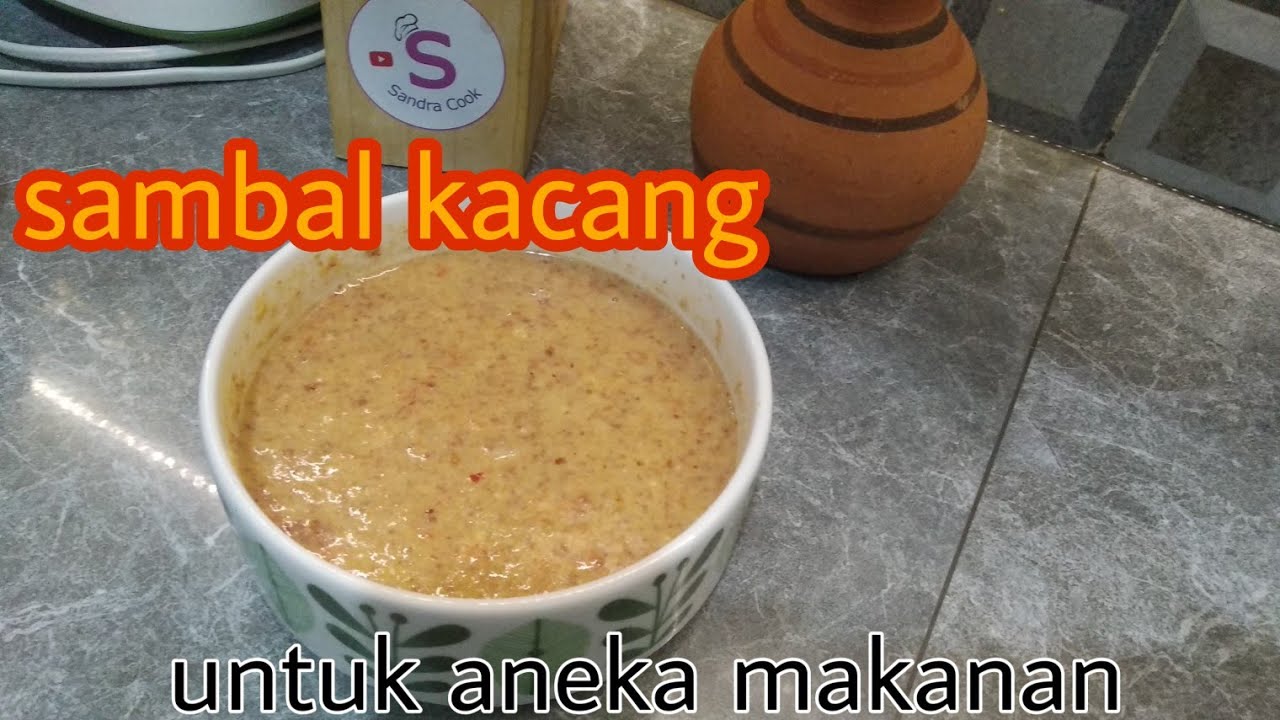 Sambal Kacang, untuk Nasi uduk, Nasi Ulam, Lontong isi, Pastel, Risol ...